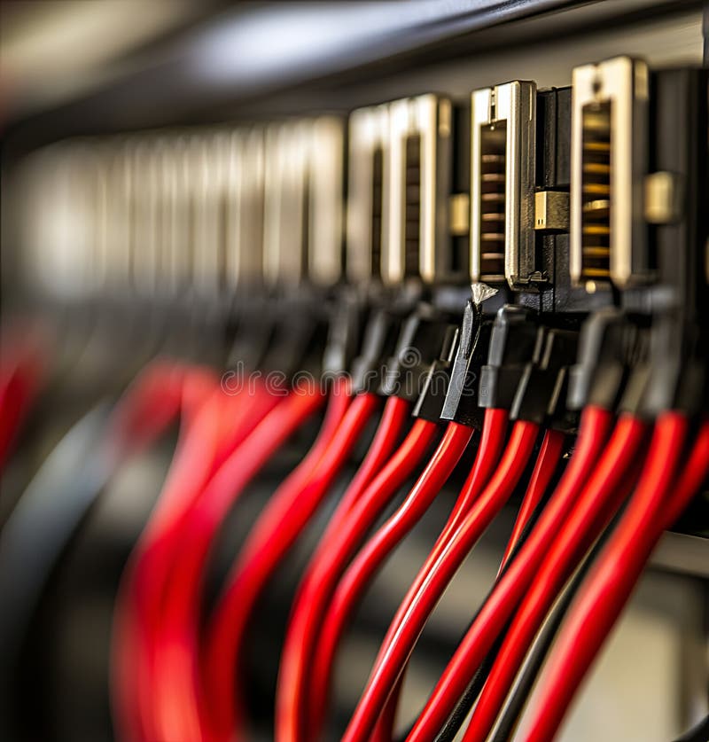 Power Cable Terminals in an Electrical Box Quality Picture Quality ...