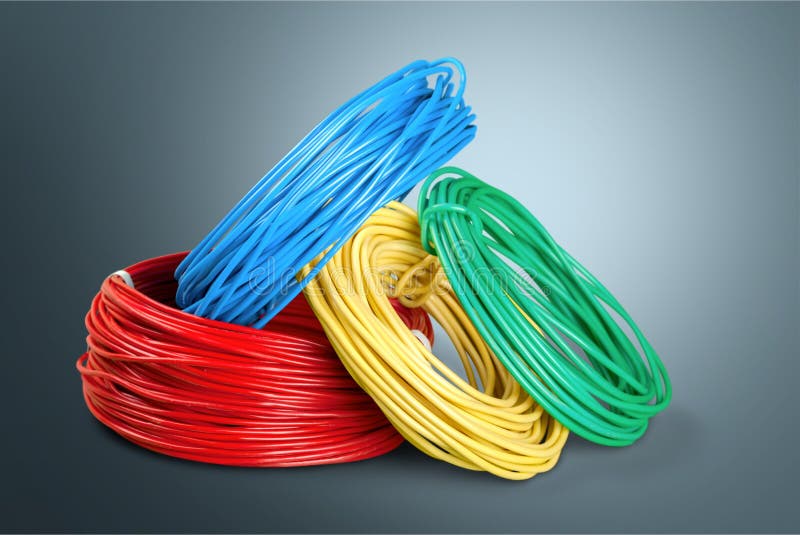Power Cables stock image. Image of spiral, descriptive - 58916747