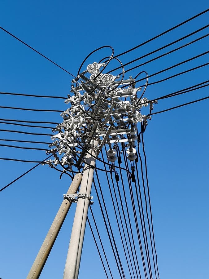 Electrical Transmission Power Lines Tower Stock Photo - Image of power ...