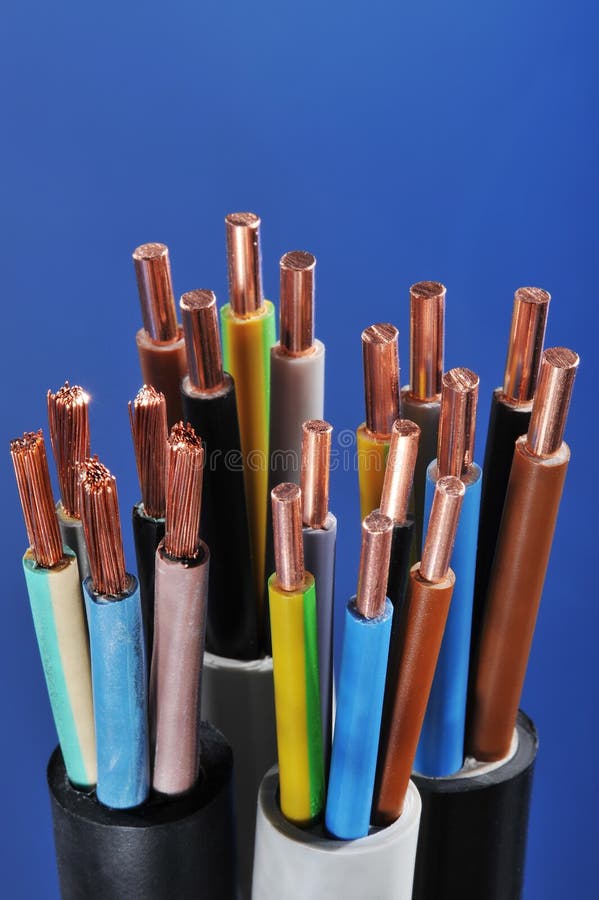 Power cables stock image. Image of electricity, energy - 144589
