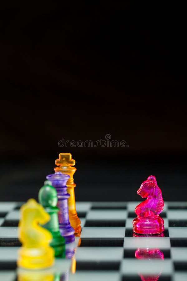 Power Of Chess - Crystal, View From Corner Stock Photo - Image of close ...