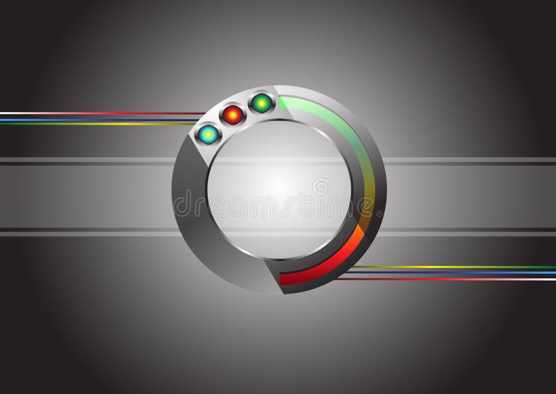 Power Circle Icons with Shadow Stock Vector - Illustration of icon ...