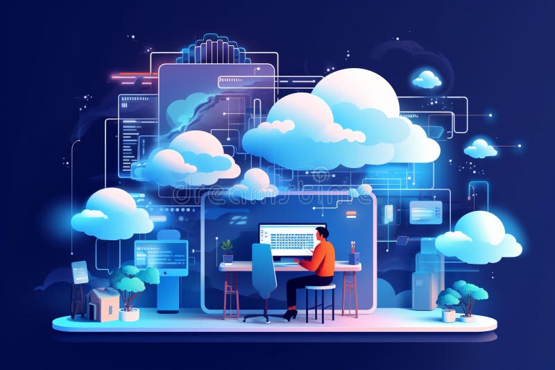 The Power Of Cloud Computing Interconnected Network Of Virtual Clouds Where Data Flows