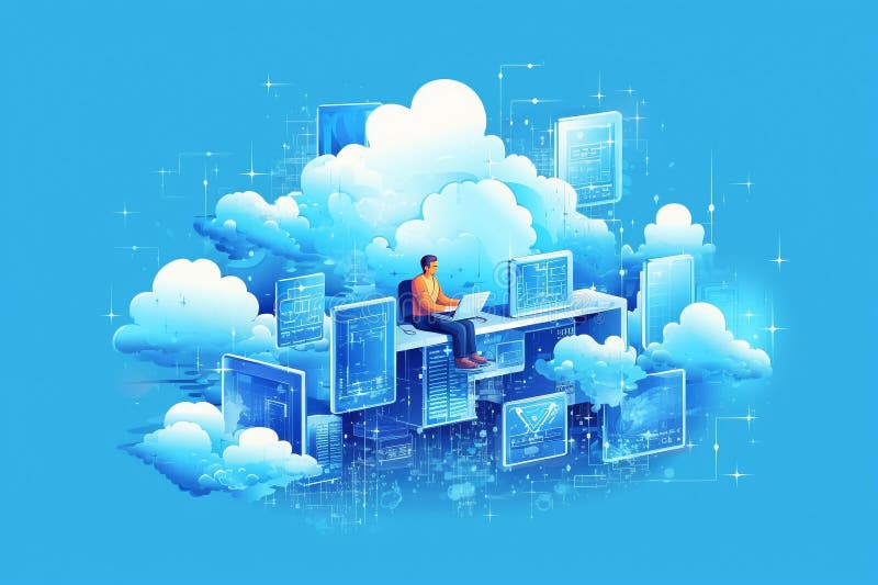 The Power Of Cloud Computing Interconnected Network Of Virtual Clouds Where Data Flows