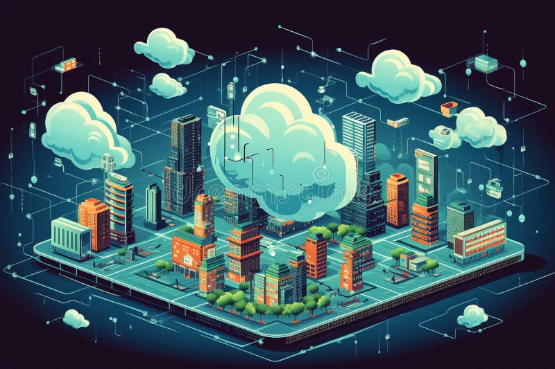 The Power Of Cloud Computing Interconnected Network Of Virtual Clouds Where Data Flows