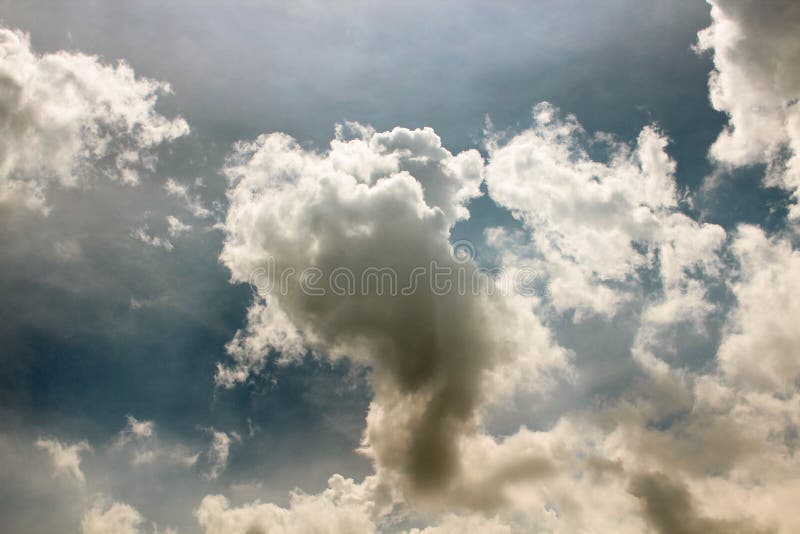 Power Cloud Sky stock image. Image of nature, cloud, shadow - 85066451