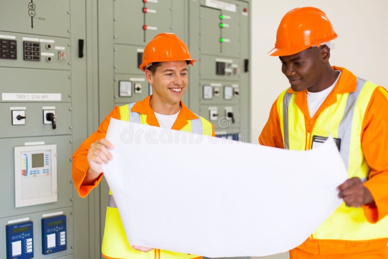 Power Company Technical Co-workers Stock Photo - Image of engineer ...