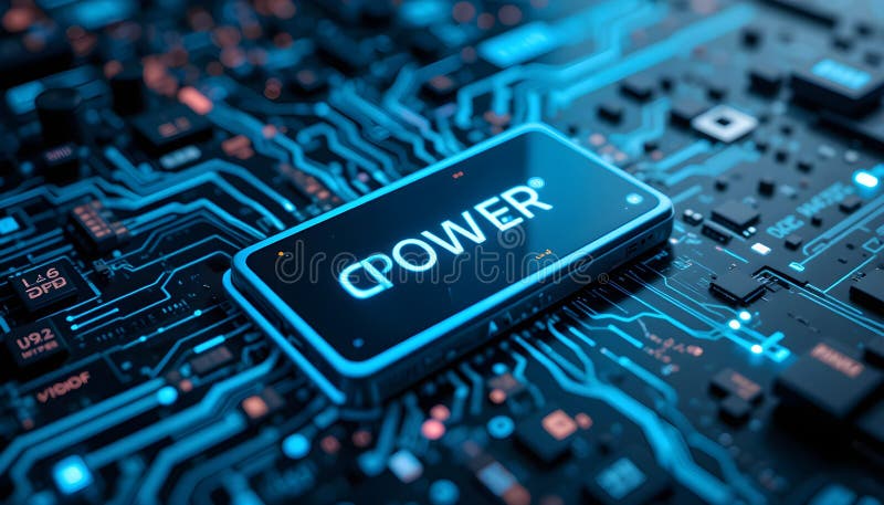 Key Drivers of Computer Technology Power Stock Illustration ...