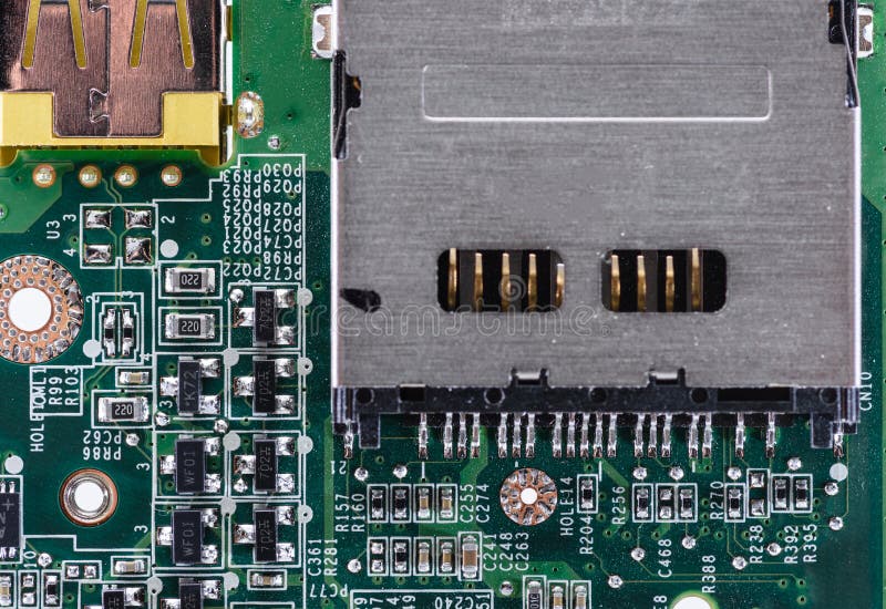 Power Connections Inside Laptop Stock Photo - Image of internal, chips ...