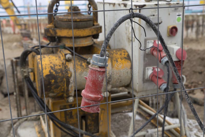 A power connector stock photo. Image of electricity, cable - 65563510