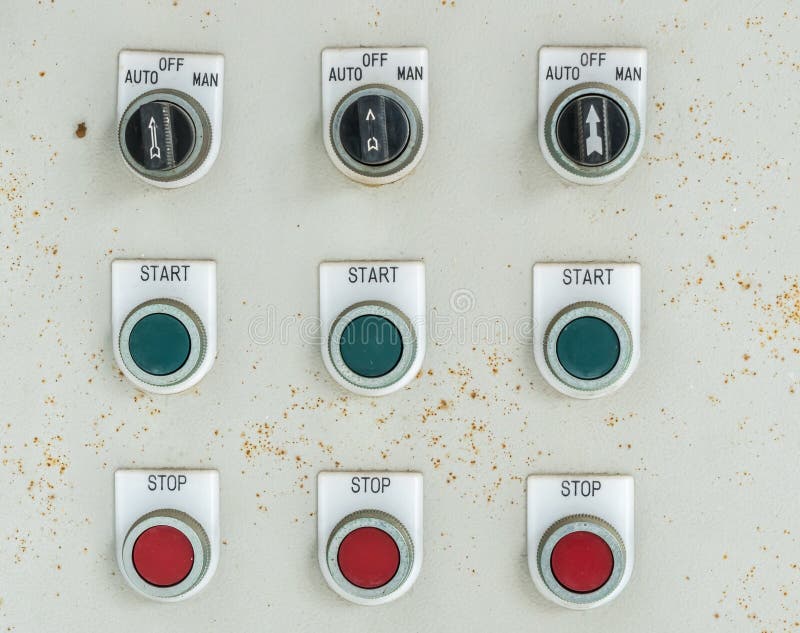 Power control panel stock image. Image of metal, manufacturing - 76087635