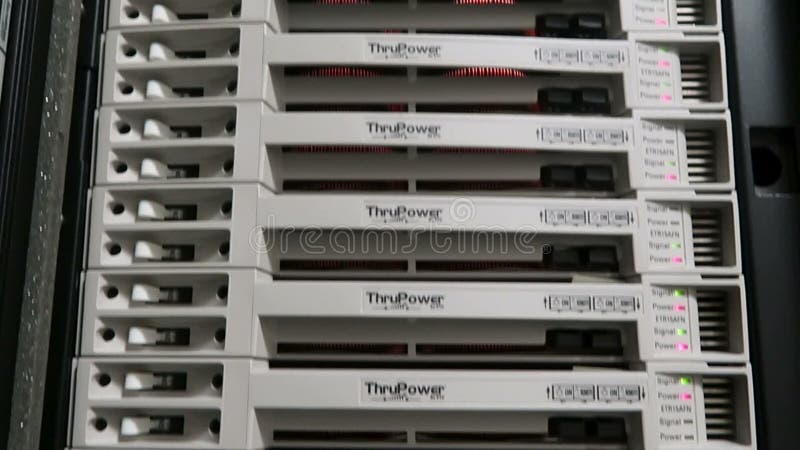 Power Control System. Blinking Server Light Sensor. Flashing ...