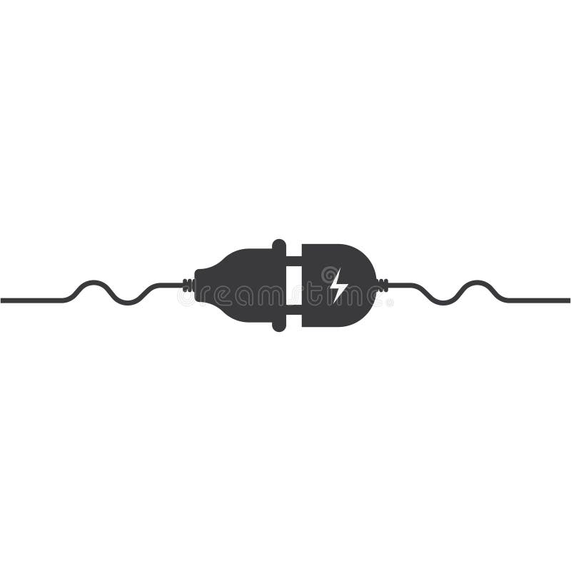 Power cord icon stock illustration. Illustration of utility - 378012927