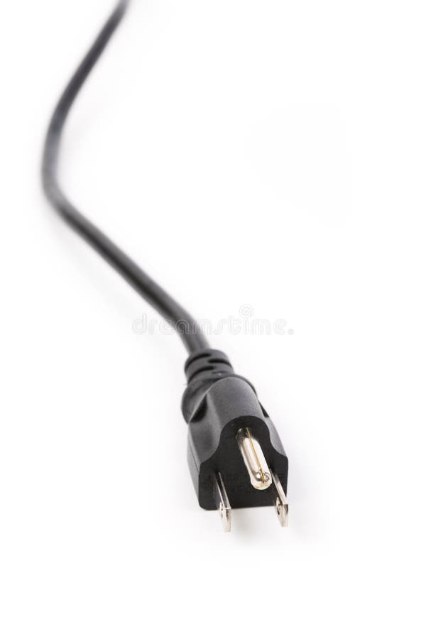 Power Cord Plug stock image. Image of energy, white, power - 5677953