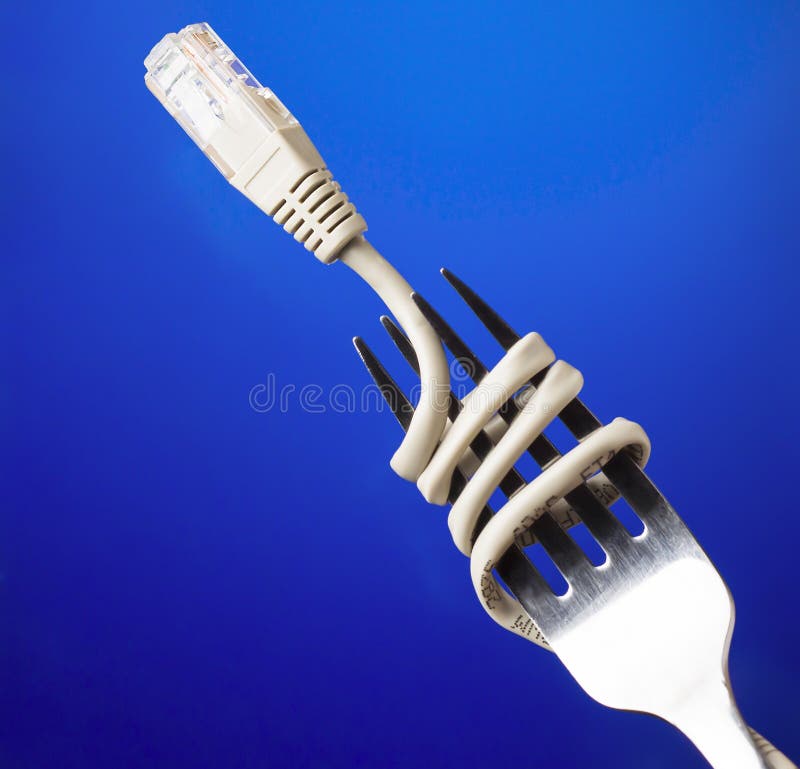 Power Cord at the Plug. Tasteful Internet Stock Image - Image of space ...