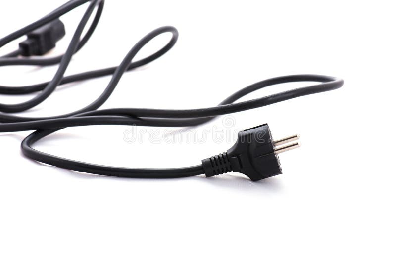 Unplugged power cord stock photo. Image of electronics - 4052190