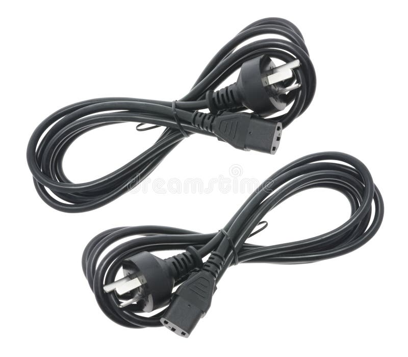 Power Cords stock photo. Image of electrical, white, cables - 10162500