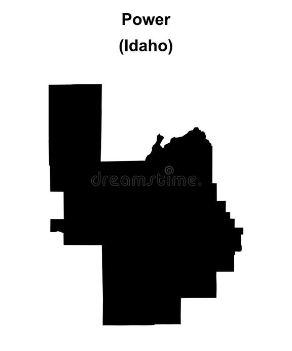 Power outline map stock vector. Illustration of icon - 360778891