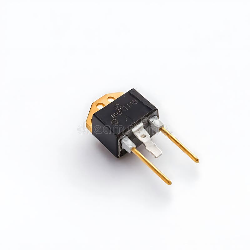 Power Diode Isolated on a White Background Stock Illustration ...