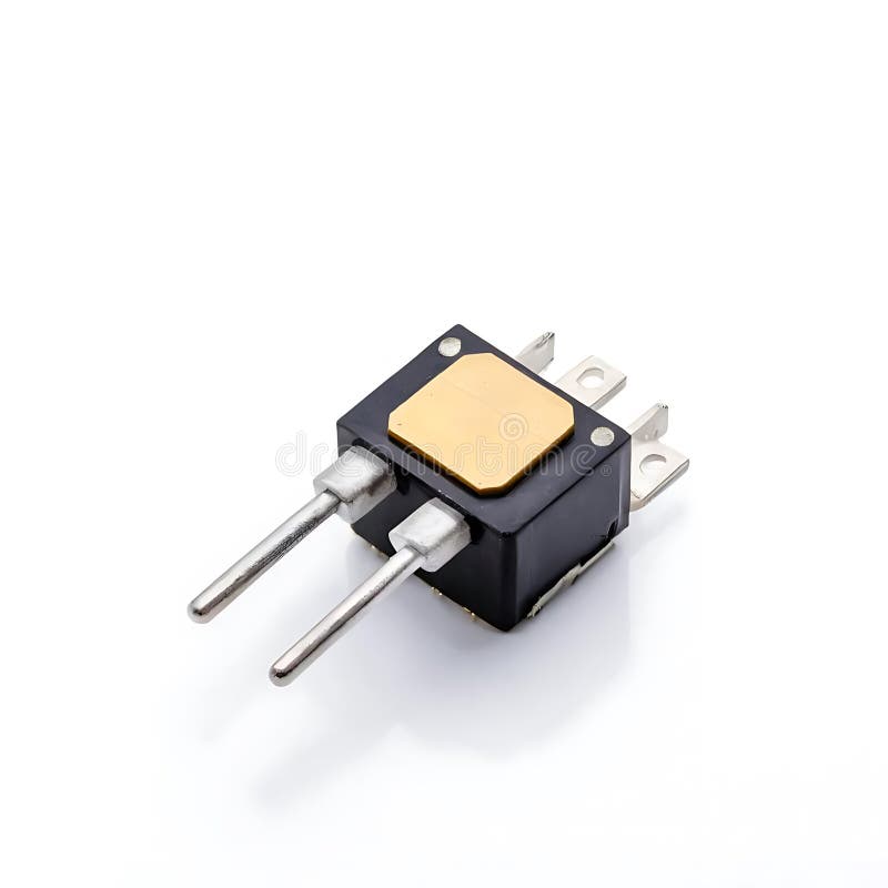 Power Diode Isolated on a White Background Stock Illustration ...