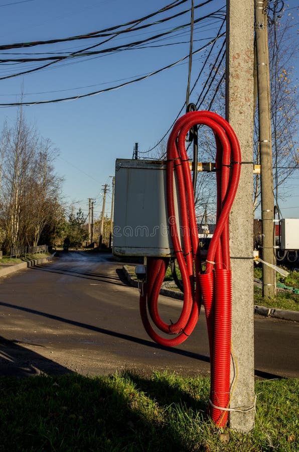 Transformer Vault Building of Electrical Current Stock Photo - Image of ...