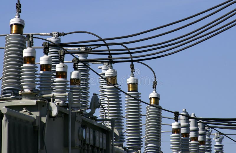 Power Distribution Equipment Stock Photo - Image of cables ...