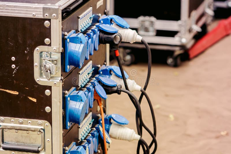 Power Distribution and Power Switching Device Stock Image - Image of ...