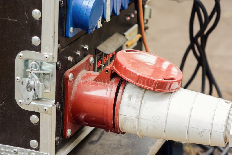 Power Distribution and Power Switching Device Stock Image - Image of ...