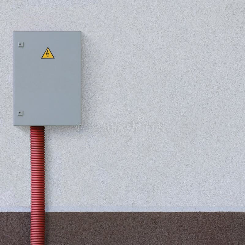 Power Distribution Wiring Switchboard Panel Outdoor Unit, Grey ...