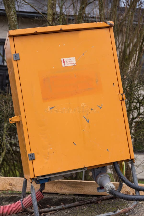 Power Distributor - Energy Supply Site Electricity Stock Image - Image ...