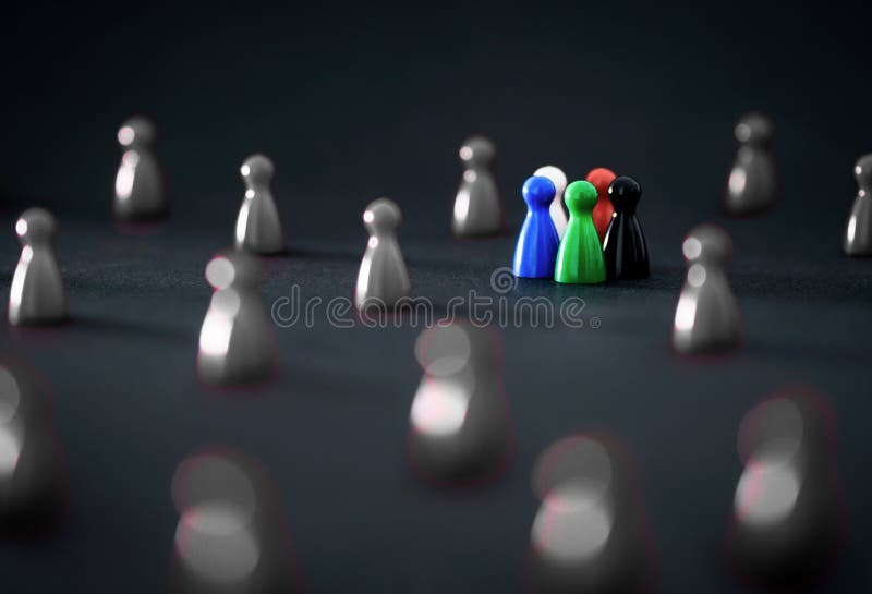 Power of Diversity and Teamwork. Stock Photo - Image of group, metaphor ...