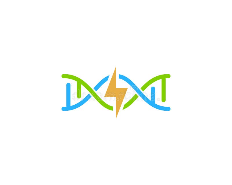 Power Dna Logo Icon Design stock vector. Illustration of genetic ...
