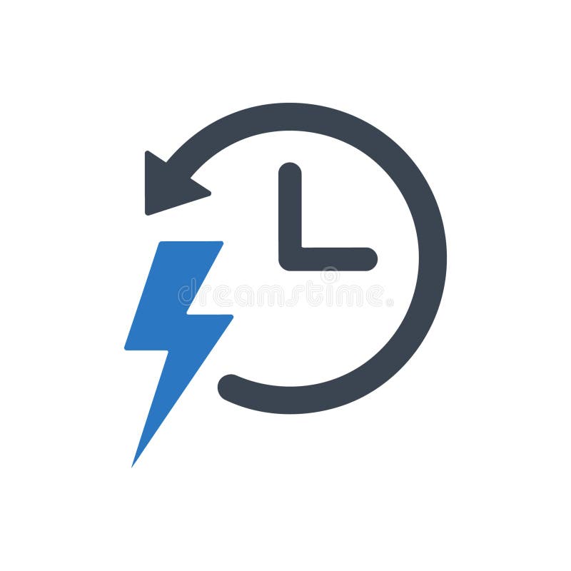 Power Efficiency Icon stock vector. Illustration of time - 361529362