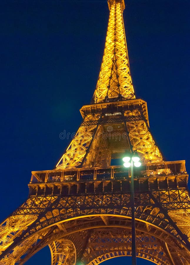 Power of Eiffel Tower in Paris Editorial Photography - Image of high ...