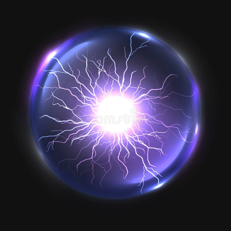 Electric Ball stock photo. Image of isolated, thunder - 2972964