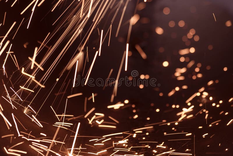 Sparks of Fire on Black stock photo. Image of abstract - 31033768