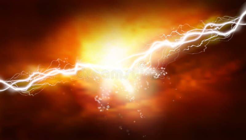 Power Electrical Energy. Abstract Vector Illustration. Stock Vector ...