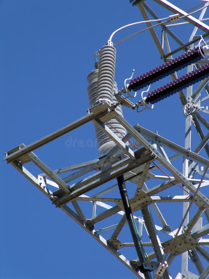 Power Electricity Line stock image. Image of cables, diagonal - 46692567