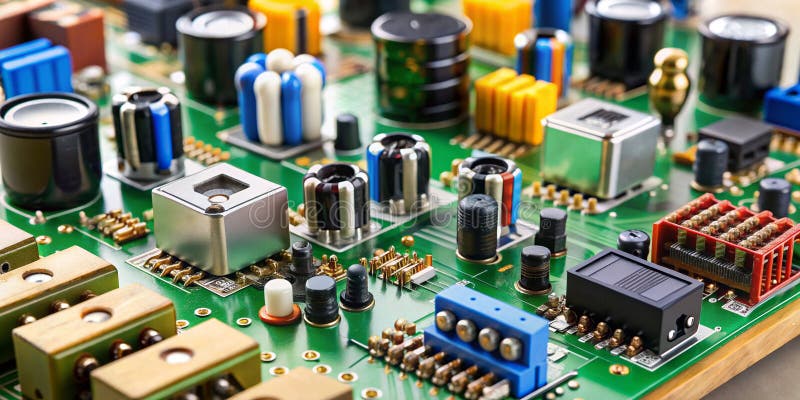 Power Electronics Components Such As Diodes Transistors Converters ...