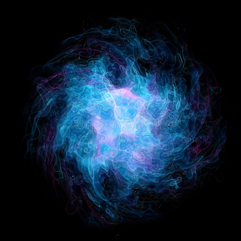 Power Energy Sphere with Electrical Lightnings 3D Rendering ...