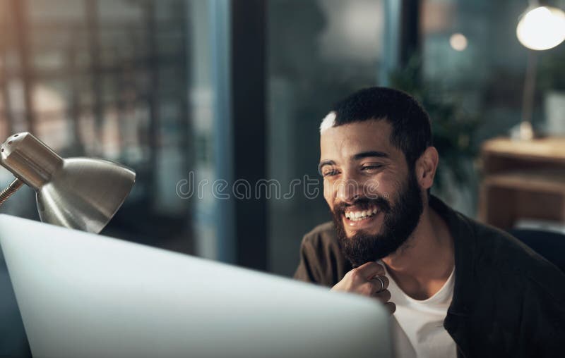 Power through Every Hour with Positivity. a Young Businessman Using a ...