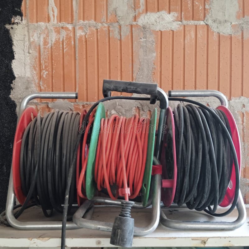 Power Extension Cable or Extension Cord Stock Photo - Image of current ...
