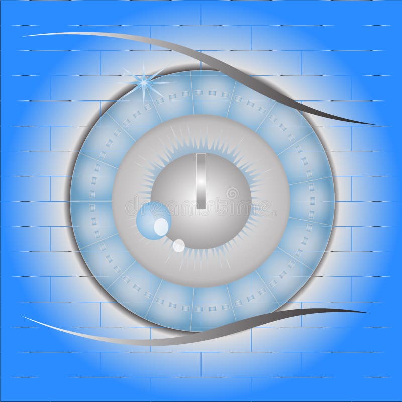 Power of eye stock vector. Illustration of abstract - 172653669