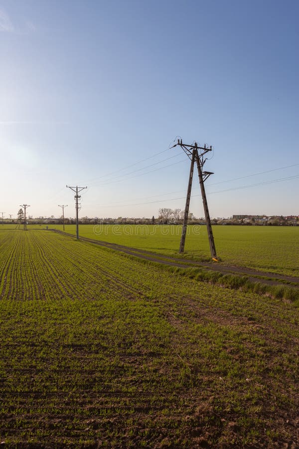 The Power Field stock image. Image of fuse, distribution - 26239191