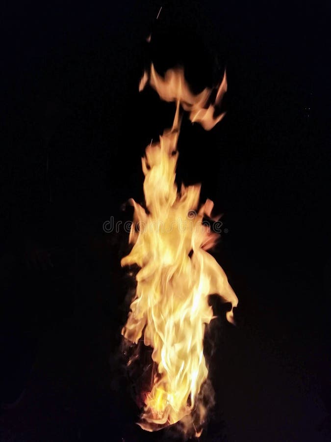 Power of Fire in Our Life when we Face Bad Time Stock Image - Image of ...