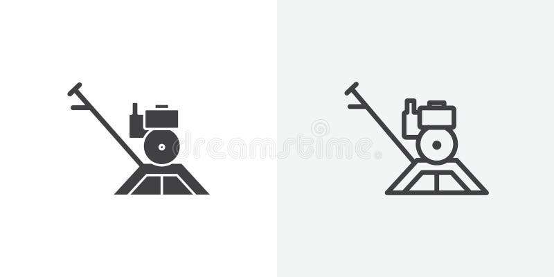 Power Float Thin Line Icon Set Stock Vector - Illustration of equipment ...