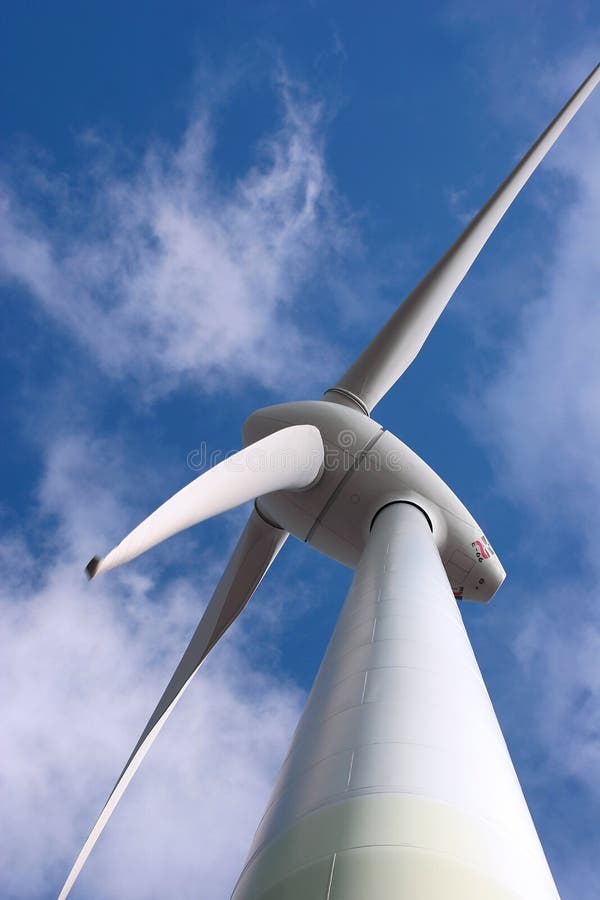 Power generating windmill stock image. Image of windmill - 24030475