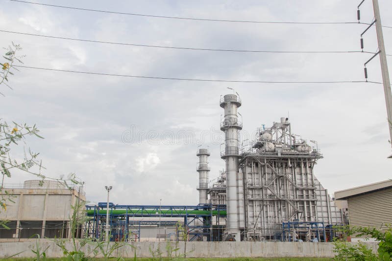 Power generation plant stock photo. Image of facility - 191799946