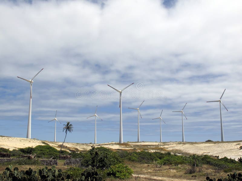 Power Generation Turbines - Wind Energy Stock Photo - Image of windmill ...
