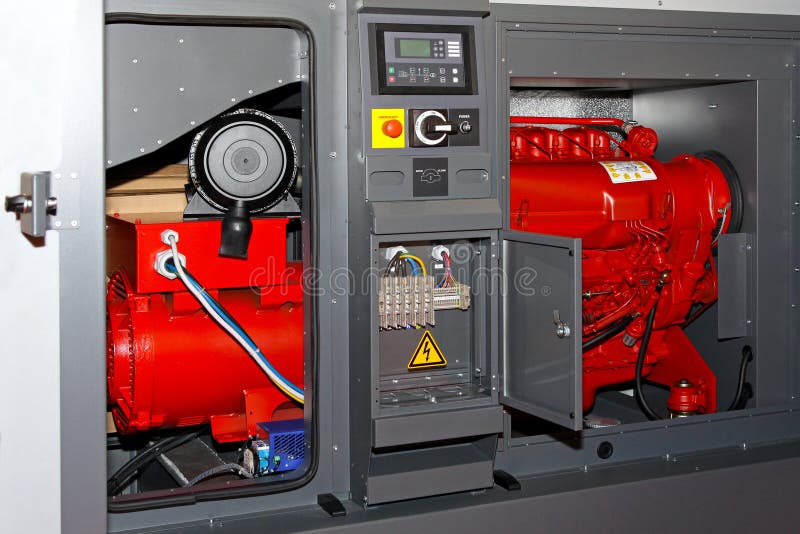 Power generator stock image. Image of backup, volt, engine - 20025085